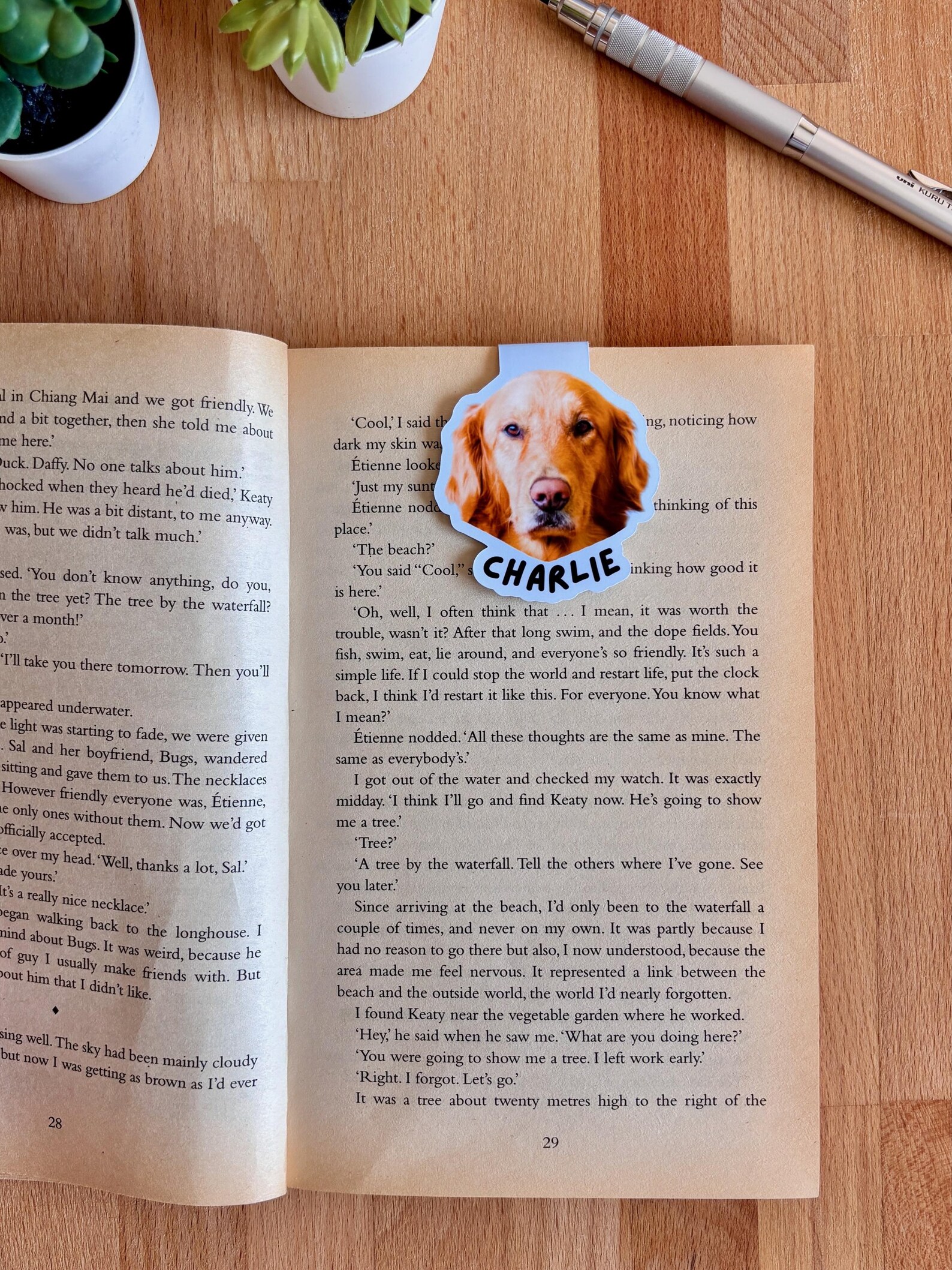 Personalized Pet Magnetic Bookmark Set of 4 – Custom Cat & Dog Photo ...