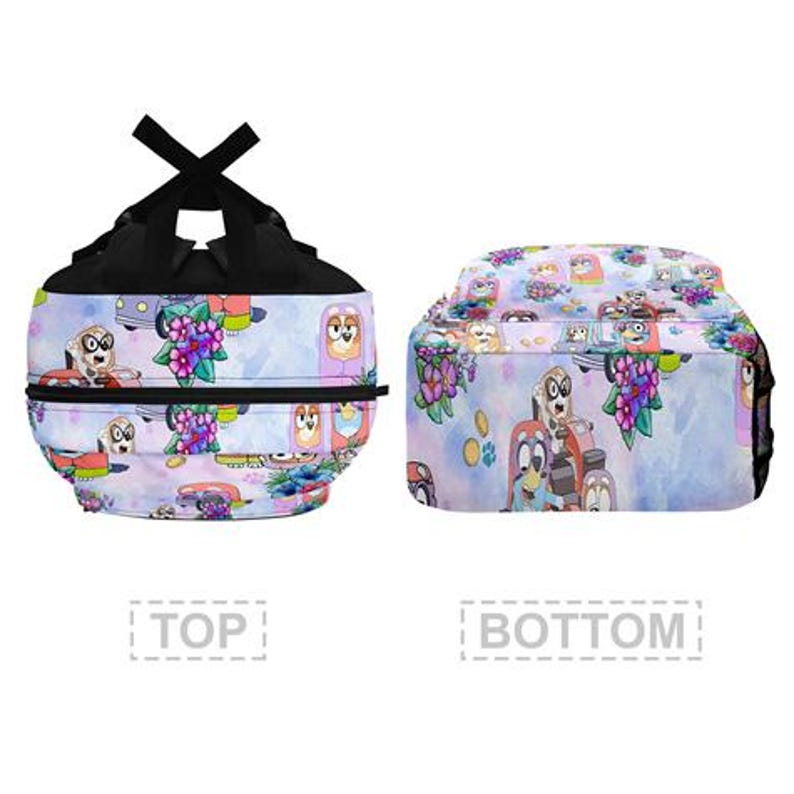 Bluey and Bingo Grannies Backpack, Janet and Rita Driving School Nice ...