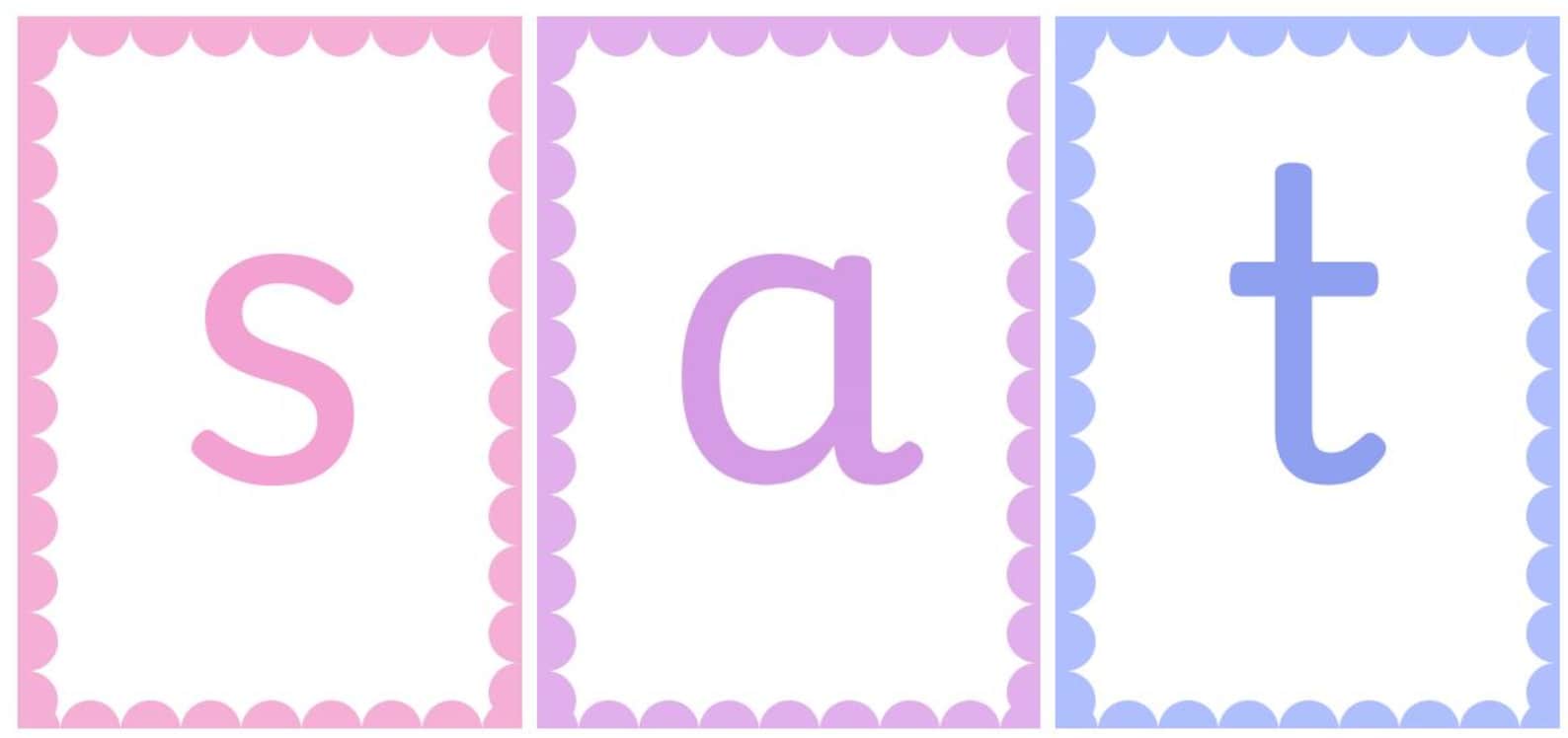 Printable Flashcards for Learning- Phase 2 Phonics Flashcards – Numbers ...