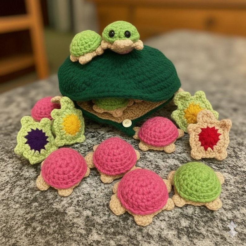 The ORIGINAL Turtle Memory Game PATTERN English Pdf ORIGINAL - Etsy