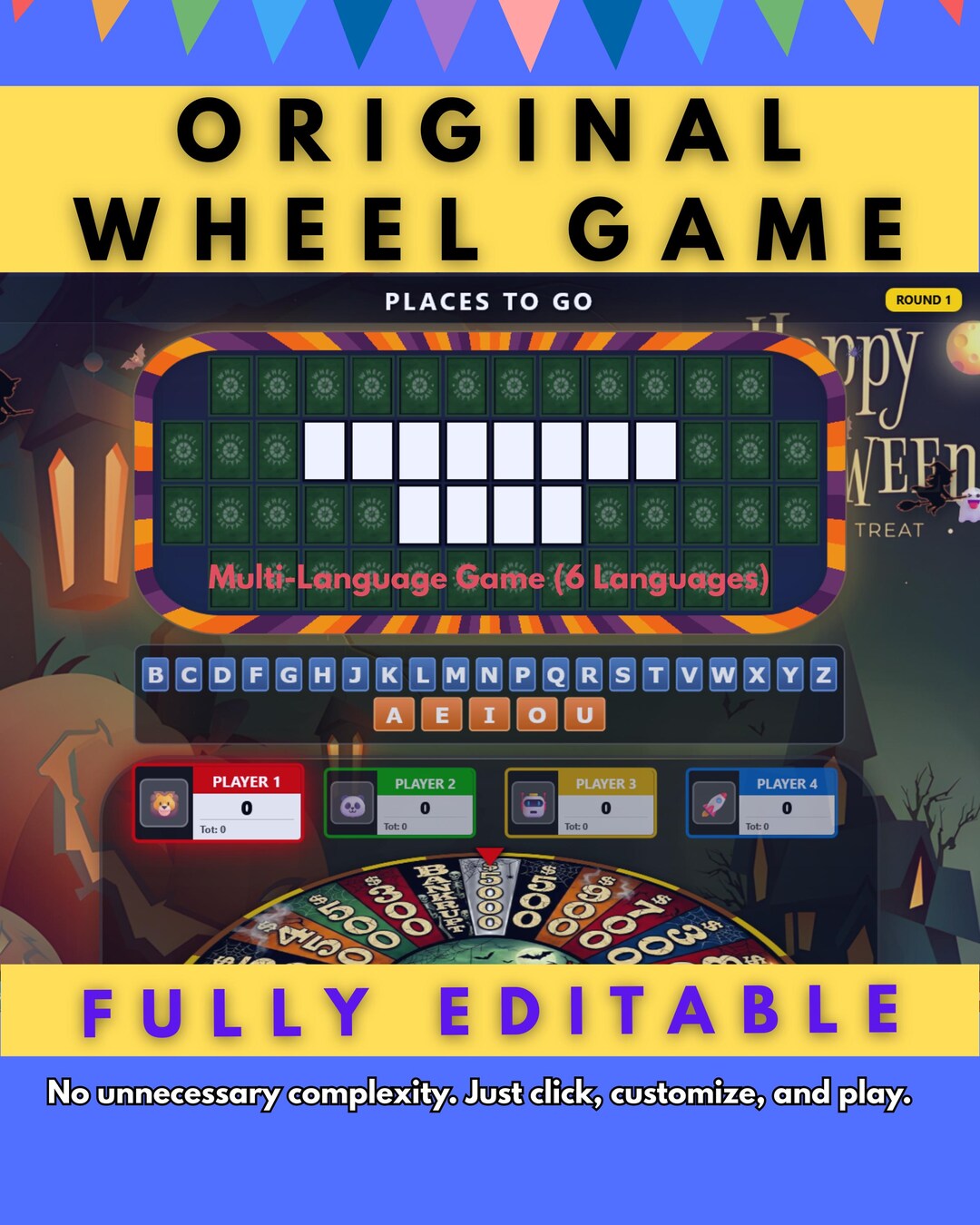 Editable Wheel Game | Interactive Game Night | Perfect for Adults ...