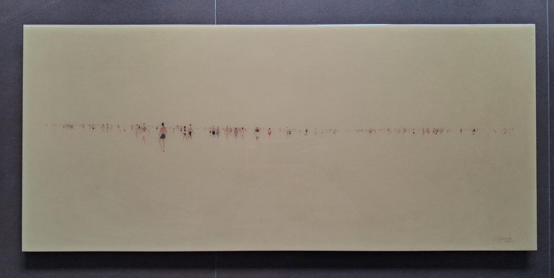 Marc Harrold Beach Series Photograph C-print Diasec Framed 90x40 Signed ...