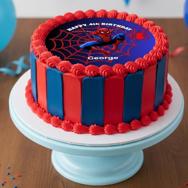 Edible Images Spider Man - Etsy