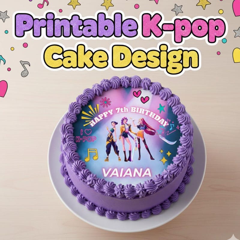 Kpop Demon Hunters Cake Ideas - Etsy