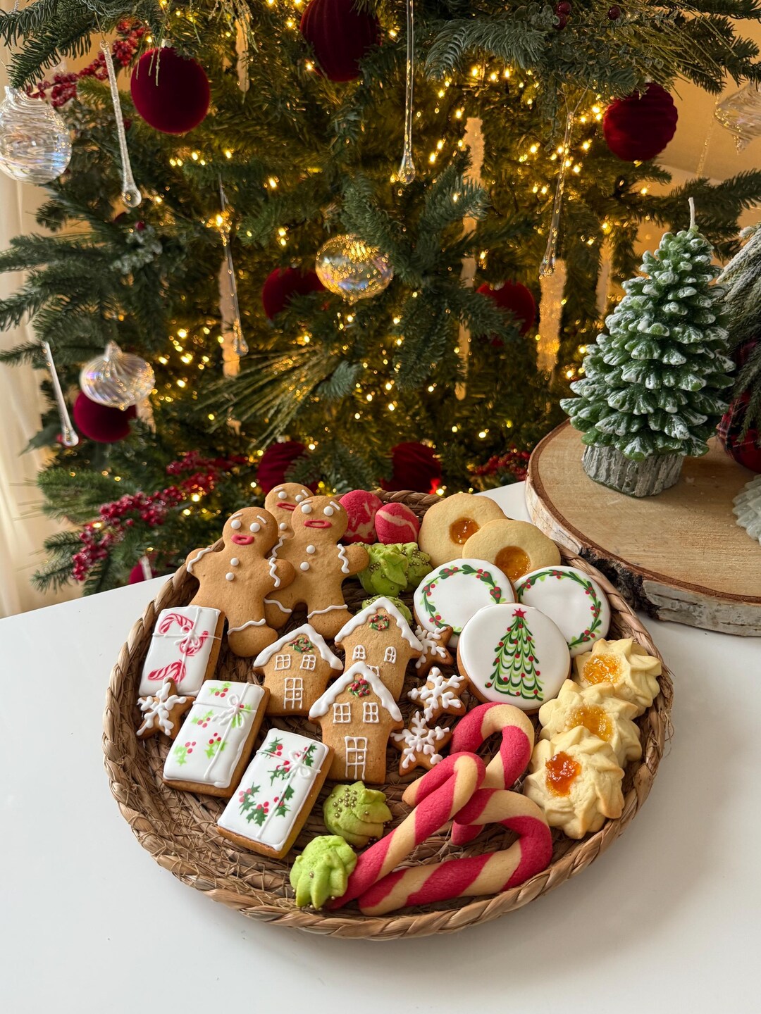 Christmas Cookie Box. Gingerbread Cookies. Christmas Cookies - Etsy