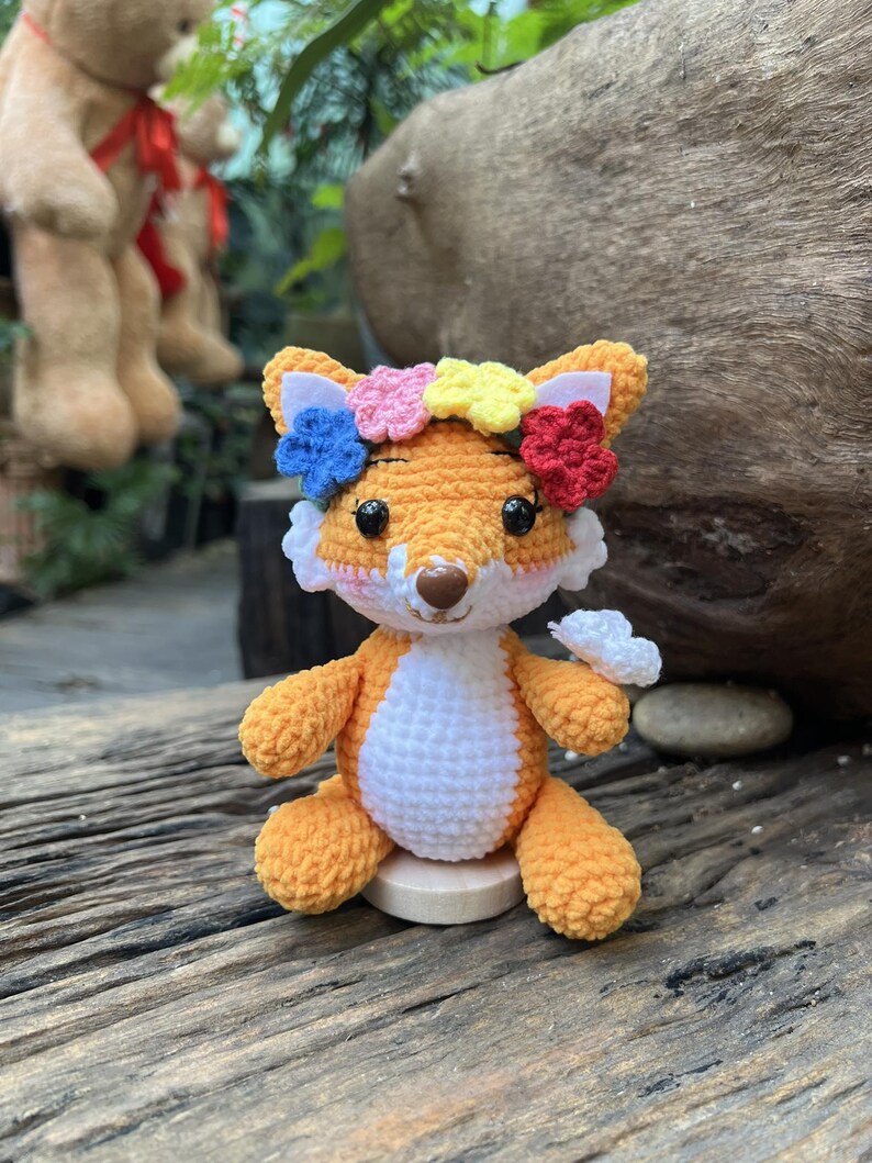 Woodland Critters Amigurumi PDF Pattern, Fox Friends With Accessories ...