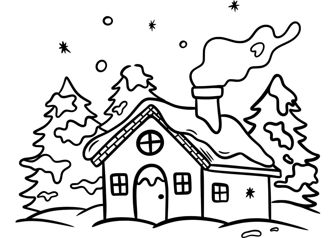 Christmas Coloring Activity for Kids - Etsy