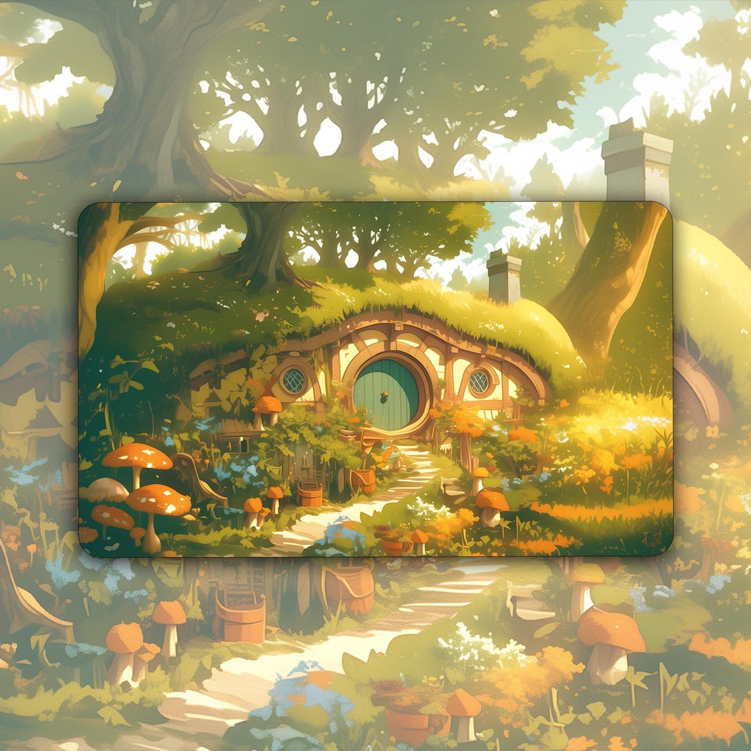 Hobbit House Playmat | MTG/TCG Accessories | Desk Mat/mouse Pad - Etsy