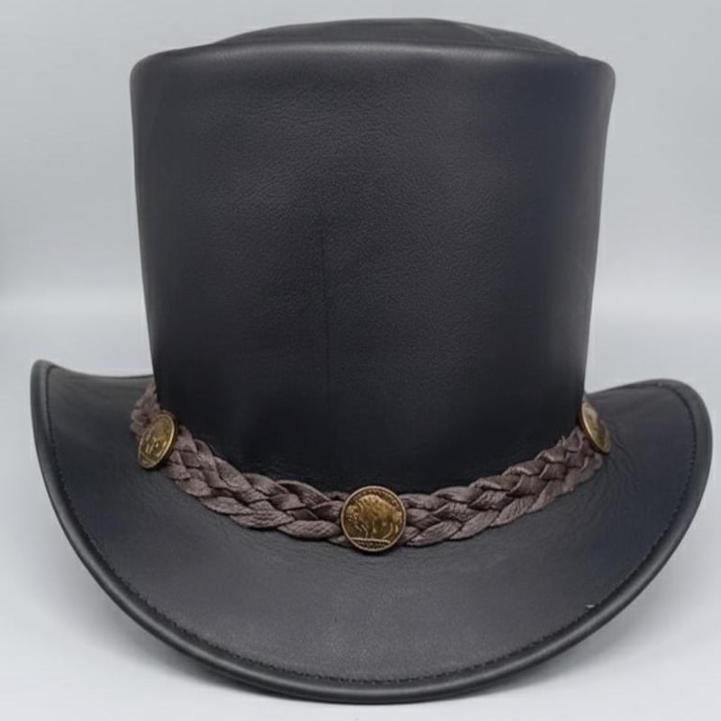 Custom Leather Top Hats - Etsy