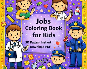 Coloring Page for Kids - Professions, Animals Coloring Pages ...