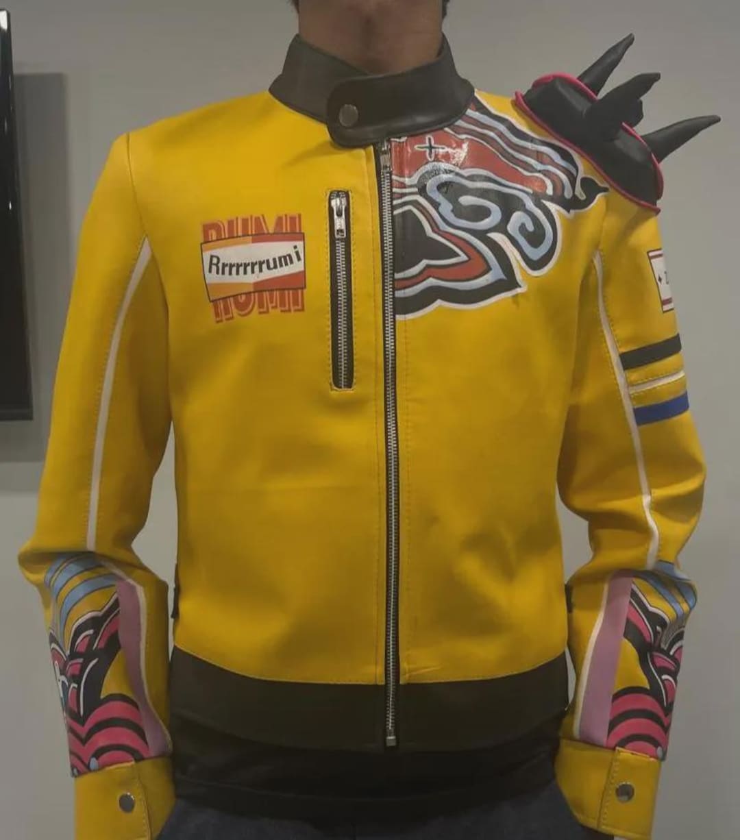 Rumi Jacket | K-pop Demon Hunters Jacket | Yellow Leather Costume Coat ...