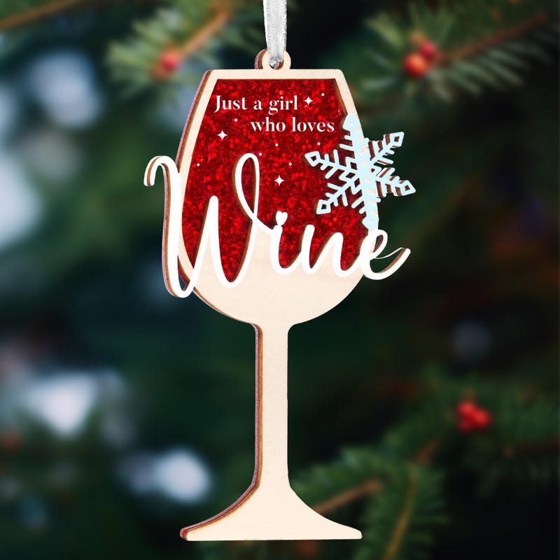 Cheer Wine Ornaments - Etsy