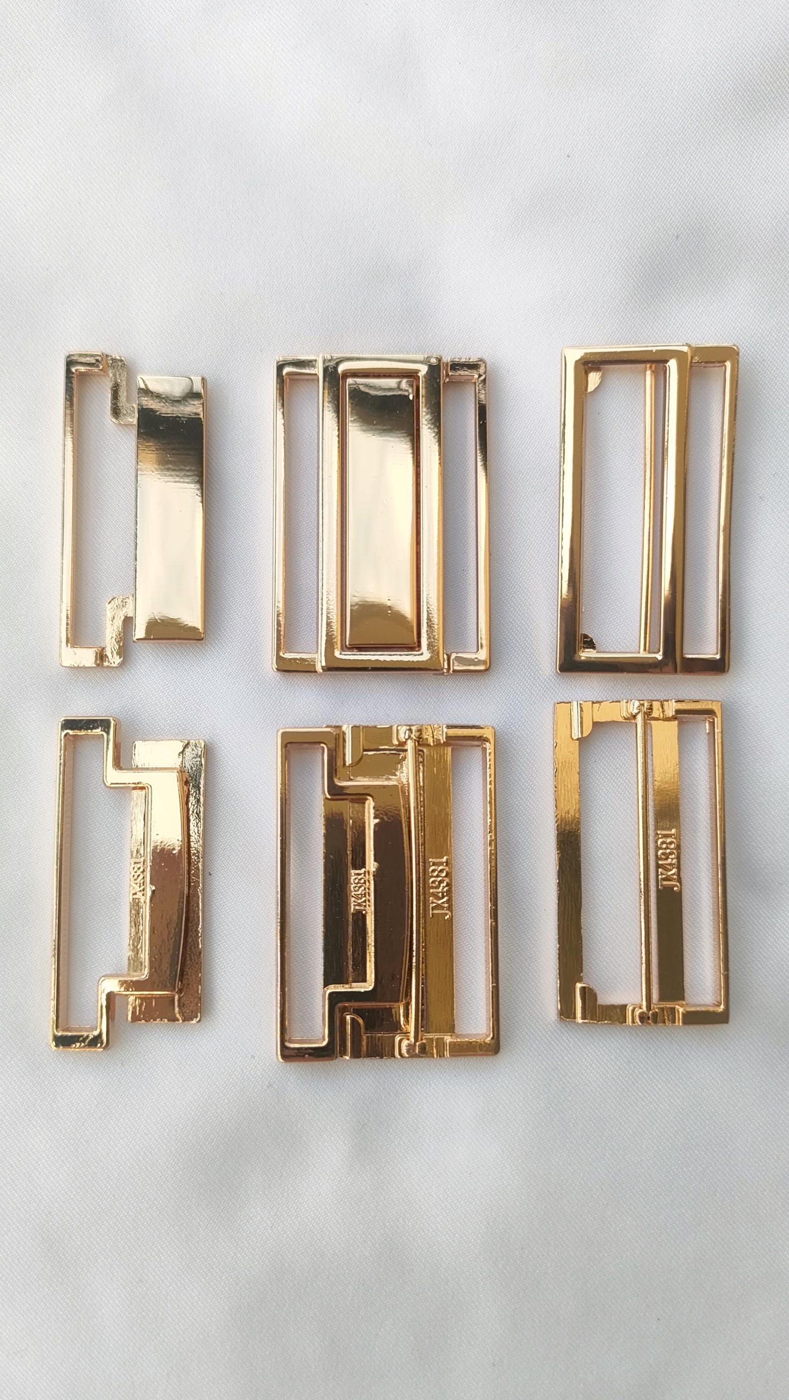 30mm (1 3/16") Gold Bra or Bikini Clasp - Ideal for Bra Making and ...