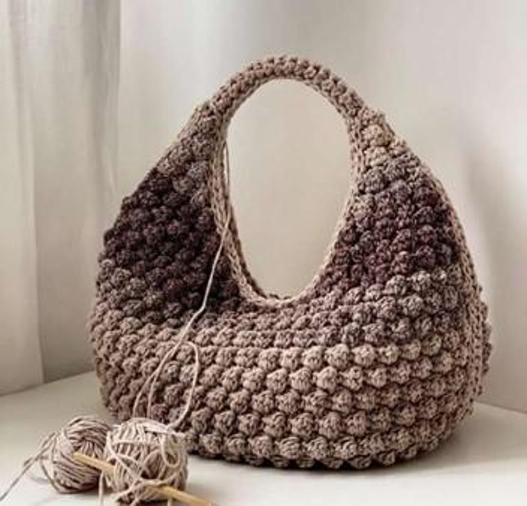 The Donut Handbag Pattern Chunky Crochet PDF Pattern Instant Download ...
