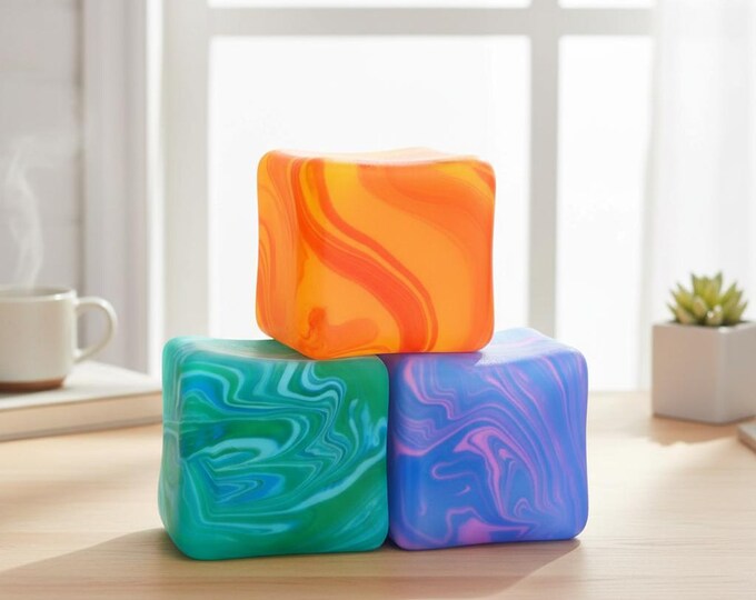 Needoh Flow Pattern Square Stress Relief Toy - Slow Rebound Maltose ...
