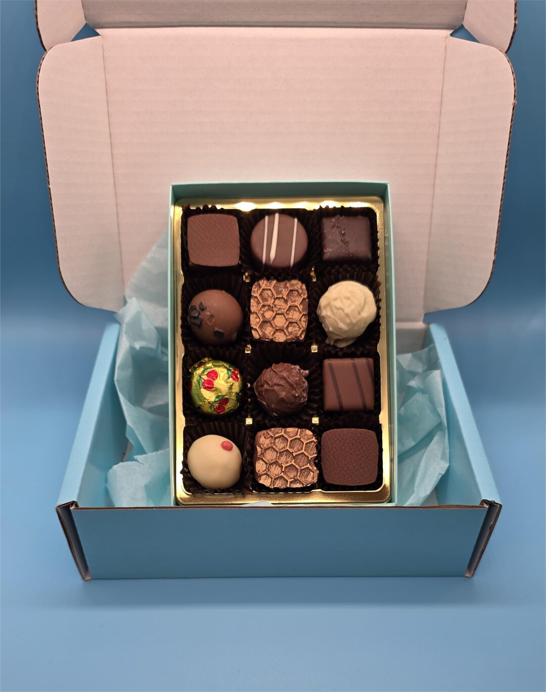 12 Assorted Chocolates - Etsy