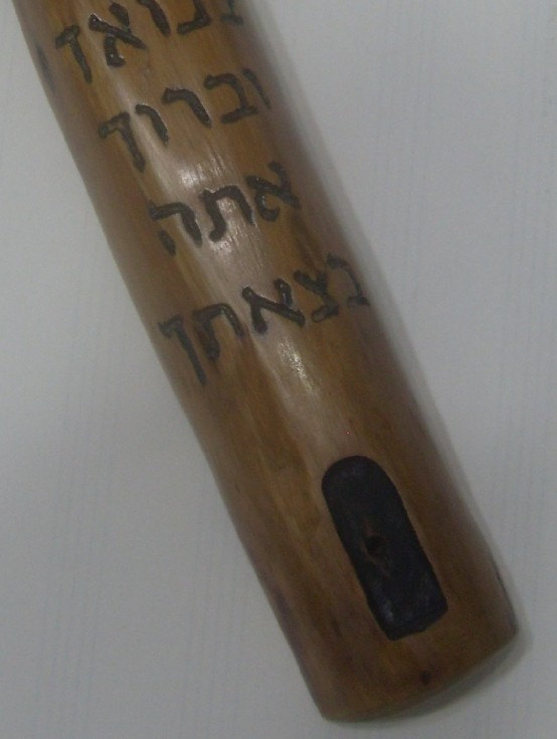 Israeli Handmade Judaica Art Jerusalem Olive Wood Mezuzah Case (M008 ...
