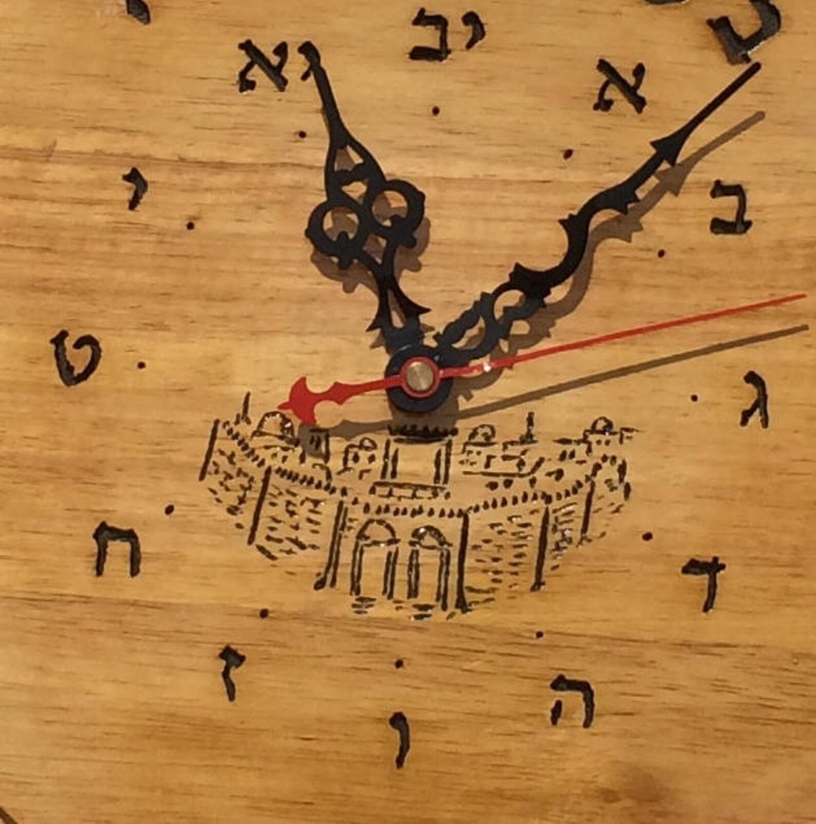 Israeli Handmade Wedding Gift Wooden Jerusalem Temple Hebrew - Etsy