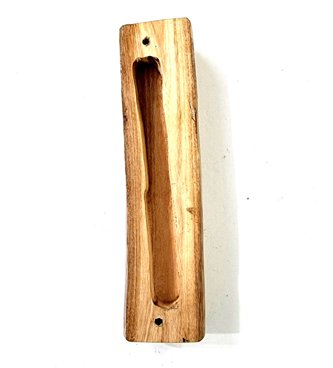 Breslover Mezuzah, Jewish Olive Wood האש שלי With Israeli Judaica Art ...