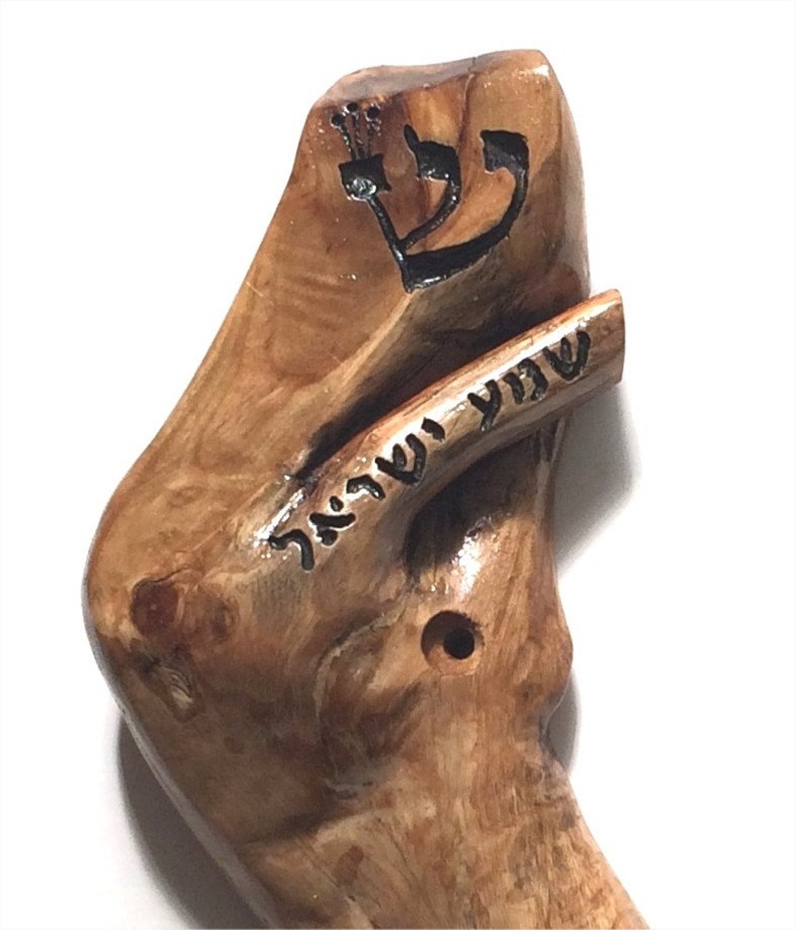 Luxury Israeli Artist Handmade Judaica Art Olive Wood Mezuzah Case From ...