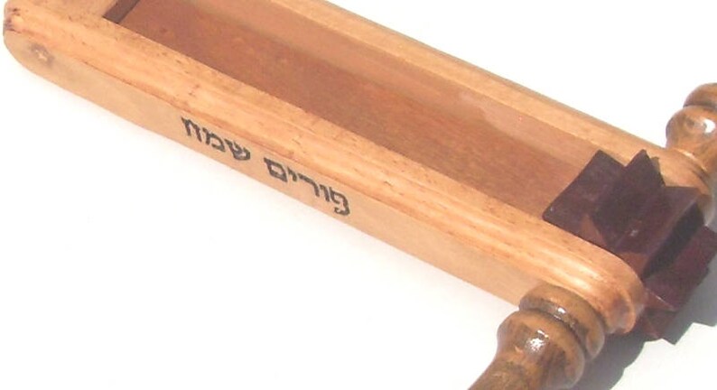 Israeli Handmade, Large Wooden Traditional Grogger Rattler רעשן ...