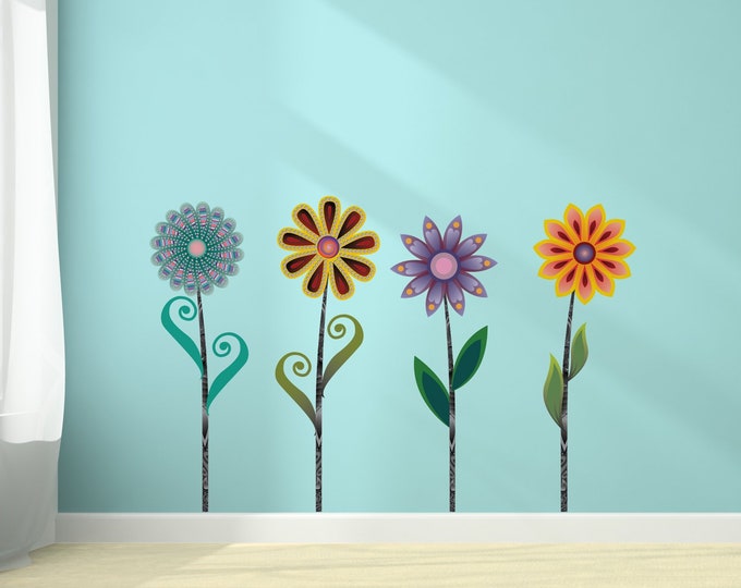 Cat Decals Set of 3 Cat Wall Stickers Peel and Stick | Etsy