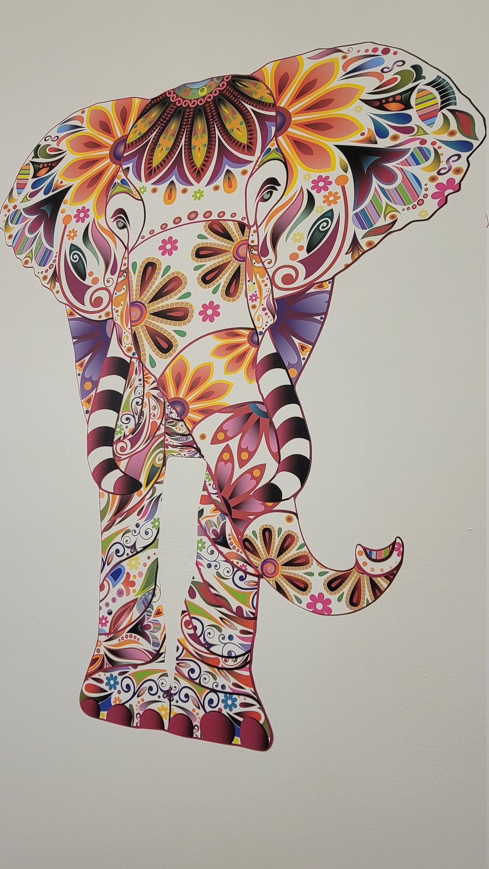 Trippy Elephant Doodle