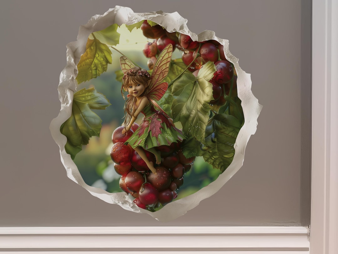 Grape Fairy Portal Decal - Etsy