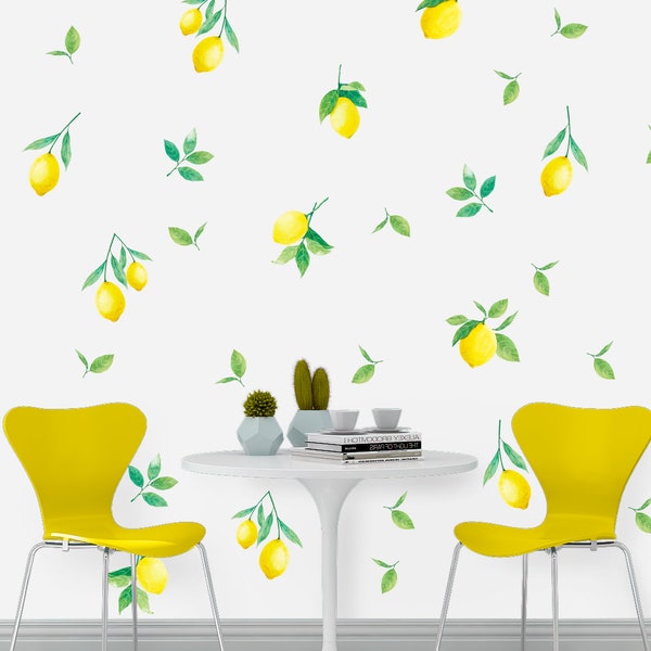 Lemon Wall Decals - Etsy