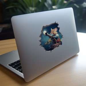 Astronomer Mouse in Mouse Hole Decal - Mouse Hole 3D Wall Sticker - Etsy