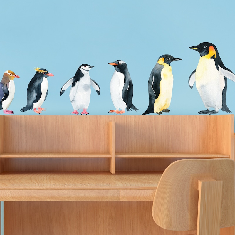 Penguin Stickers - Etsy