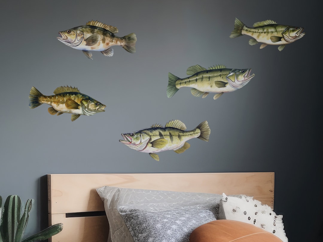 Largemouth - Smallmouth Bass Decals - Gift for Fishermen - Etsy