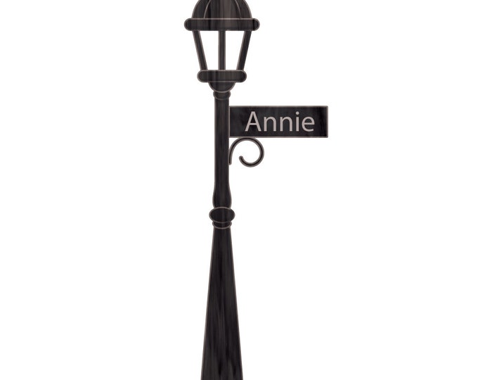 Lamp Post Wall Sticker Decal FREE PERSONALIZATION - Etsy