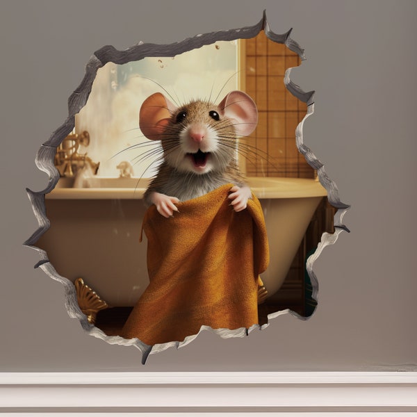 Mouse Wall Decal - Etsy