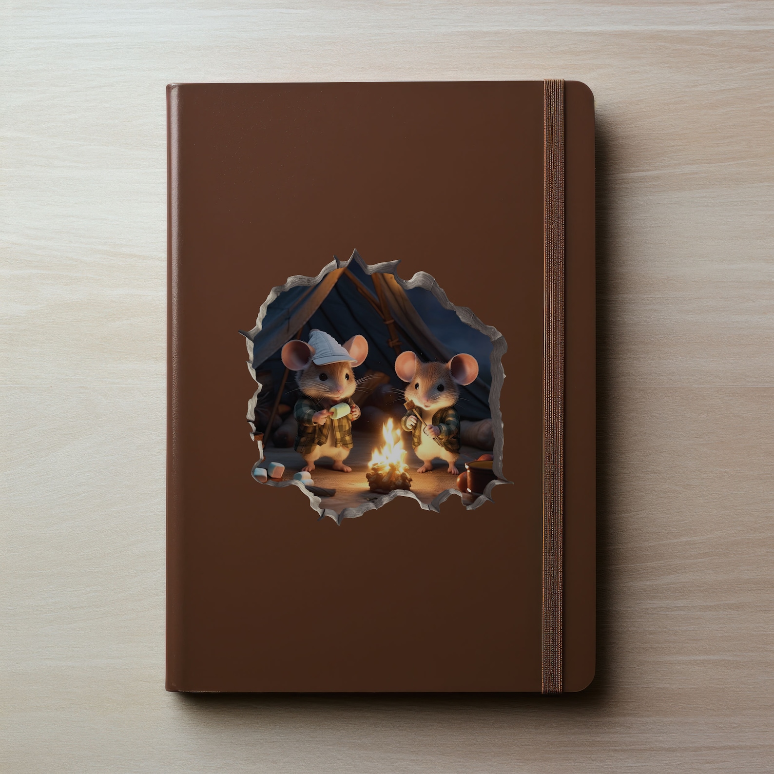 Camping Mouse Hole Decal - Etsy