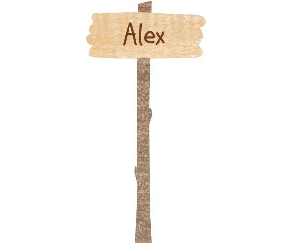 Personalized Forest Name Sign Wall Sticker for Kids Room | Etsy