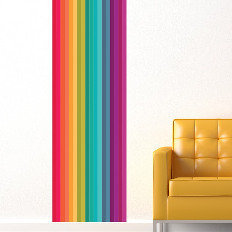 Rainbow Wall Decal - Etsy Canada