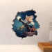 Astronomer Mouse in Mouse Hole Decal - Mouse Hole 3D Wall Sticker - Etsy