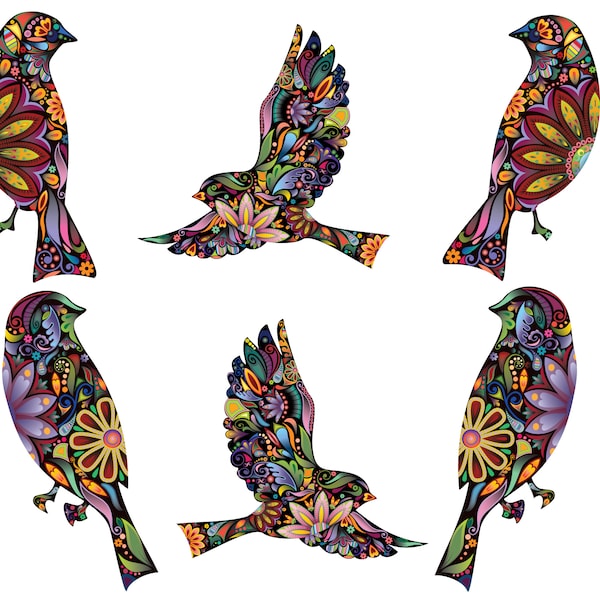 Removable Bird Decals - Etsy