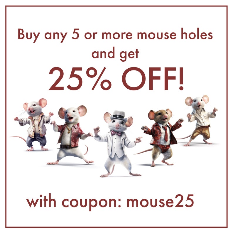 Camping Mouse Hole Decal - Etsy