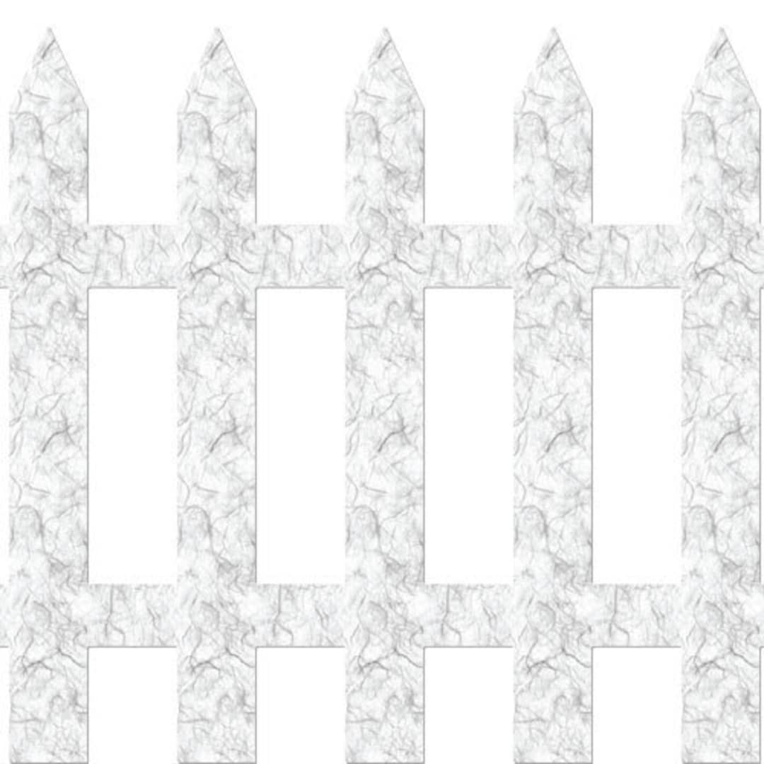 White Picket Fence Wall Stickers - 12 Count (stk991) - Etsy