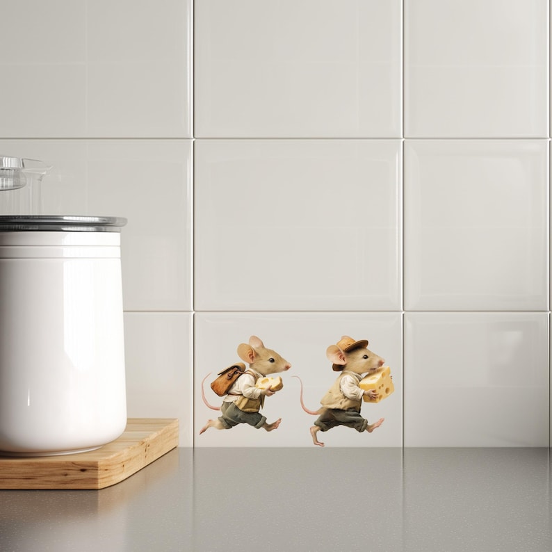 Cheese Heist Mouse Duo Sticker – 6.5W X 4.6H Inches - Etsy
