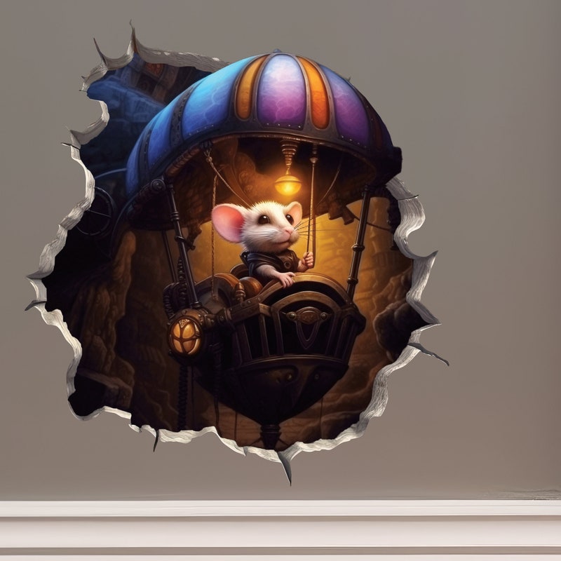 Mouse Wall Decal - Etsy