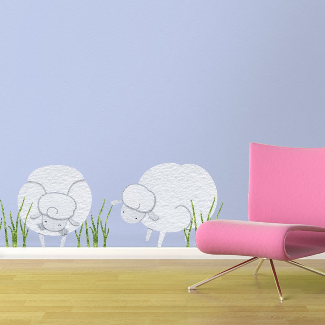 Sheep Wall Stickers Decals for Baby Room Wall Mural (stk1101) - Etsy
