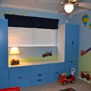 Transportation Wall Decals - Train, Construction, Car, Truck, Airplane ...