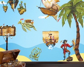 Yo-ho-yo-ho It's a Pirates Life for Me Vinyl Wall Decal Wall Quotes ...