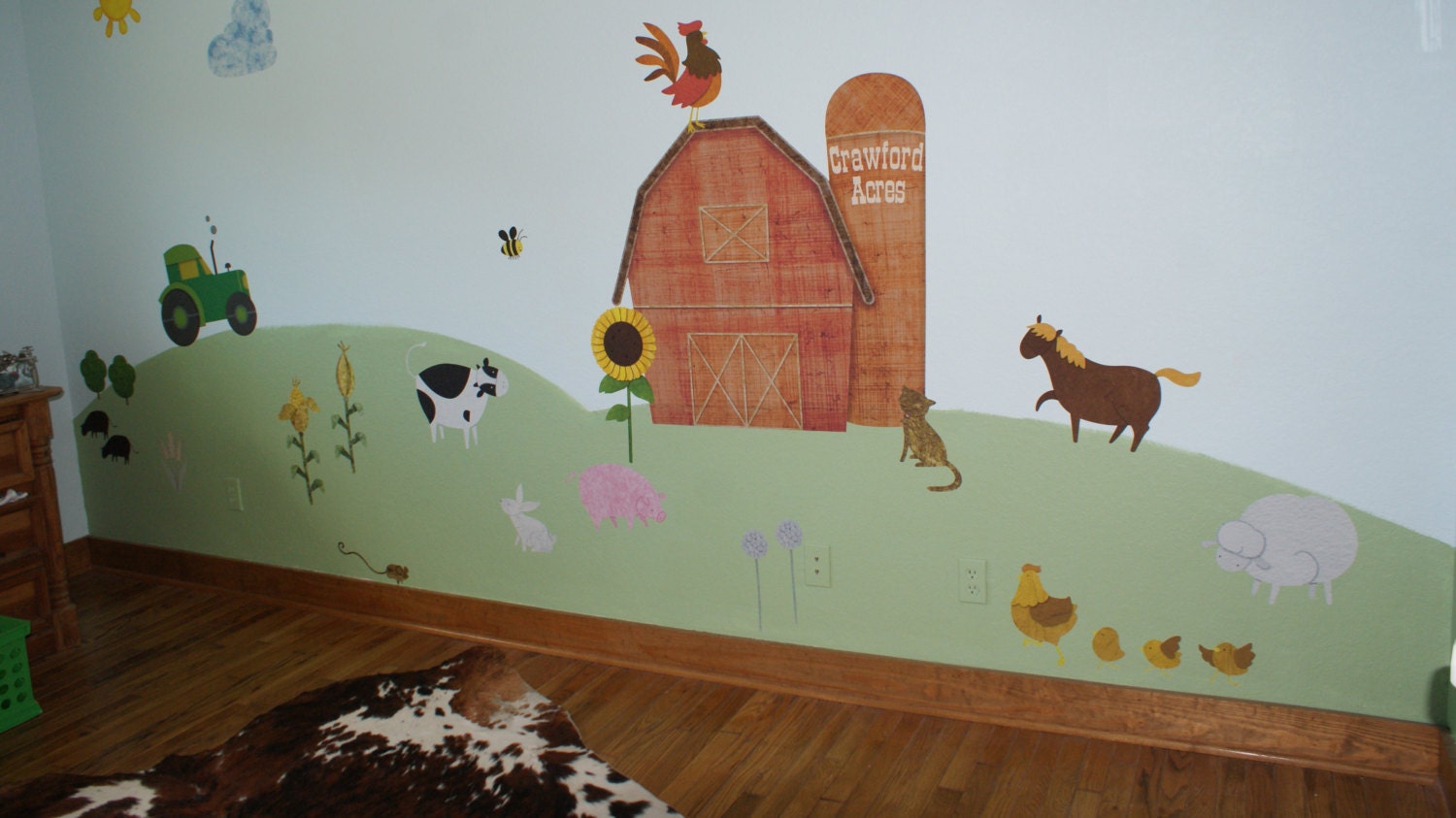 Personalized Barn Wall Sticker Decal for Kids Room - Etsy