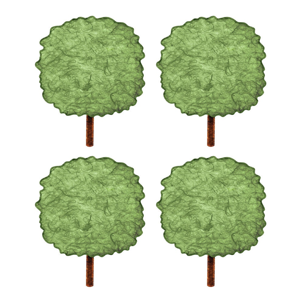 Tree Wall Sticker Decal - 4 Pack (SKU: 218-17) - Etsy