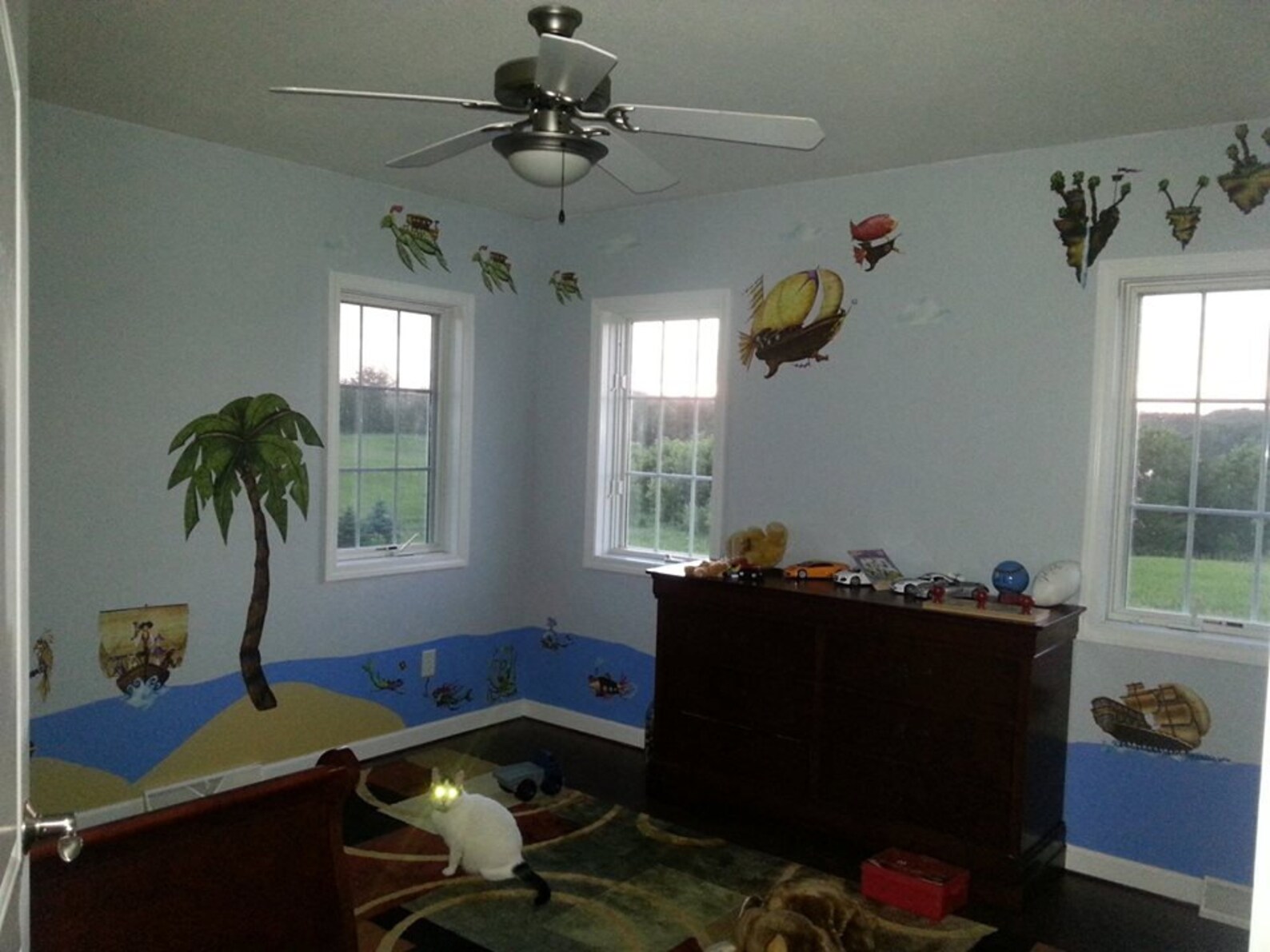 Pirate Wall Stickers Decals for Boys Pirate Bedroom - Etsy