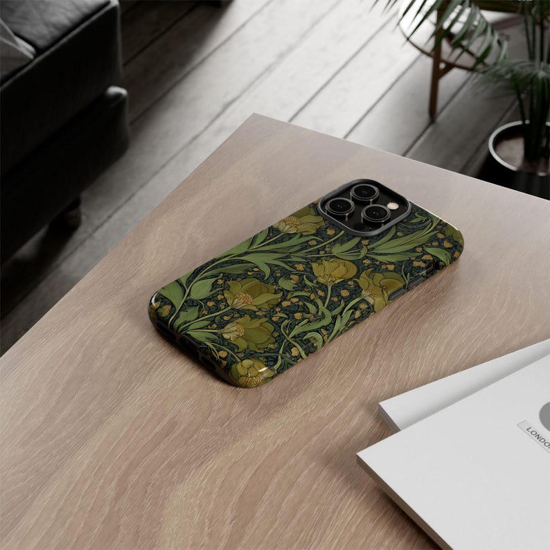 William Morris Floral Phone Case - Vintage Botanical iPhone Protective ...
